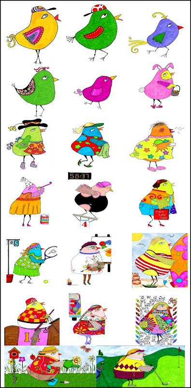 Draw Doodle and Decorate: A Tie-Dyed Bird